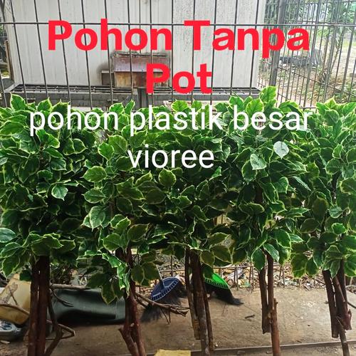 Jual Tanpa Pot Pohon Plastik Besar Sinfu Tinggi 120 cm Tanaman ...