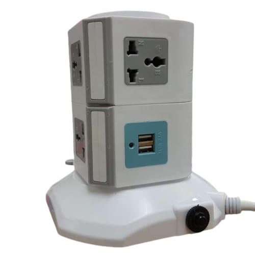 Jual Rak Colokan Tower USB Charge Steker Stop Kontak Listrik Terminal ...