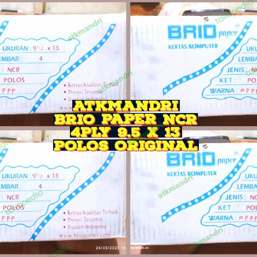 Jual BRIO PAPER KERTAS 4PLY NCR 9.5X13 ORIGINAL NEW - Jakarta Selatan ...