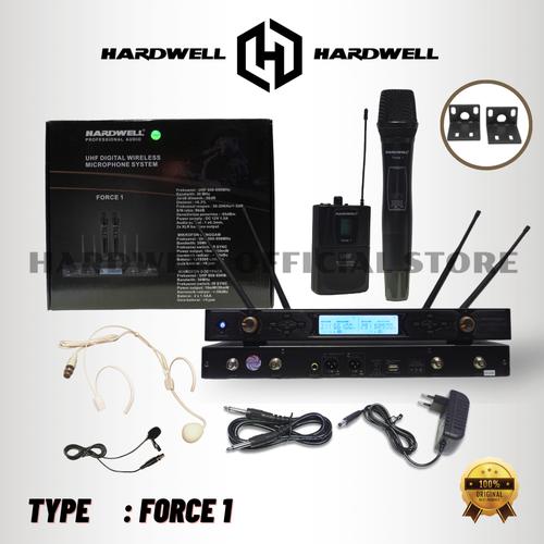 Jual Mic Wireless Hardwell FORCE 1 Kombinasi Handheld Clip On Headset ...