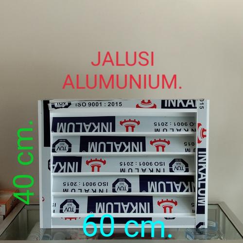 Jual JENDELA JALUSI ALUMUNIUM HARGA EKONOMIS, UKURAN SESUAI FOTO. - Kab ...