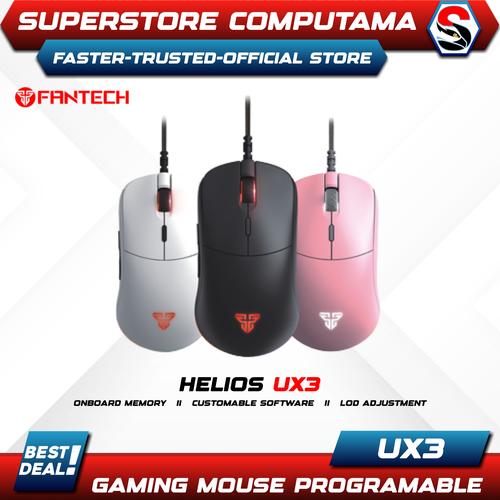 Promo Fantech HELIOS UX3 RGB Lightweight Gaming Mouse - Putih - Jakarta ...