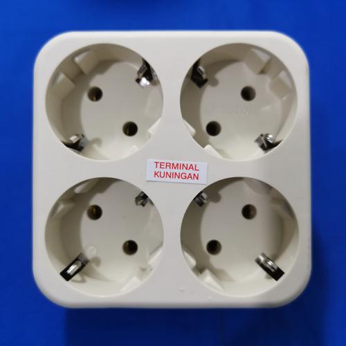 Jual S448N Stop Kontak Terminal T Arde + Colokan 4 In 1 Uticon - Kota ...