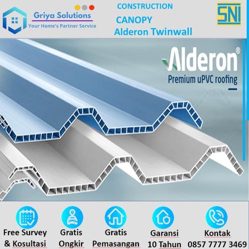 Jual Kanopi Baja Ringan Atap Alderon Twinwall Minimalis Modern JATENG ...