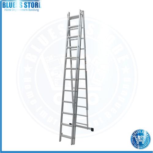 Jual Krisbow Tangga Lipat Aluminium Kombinasi 12 Step Ladder Step ...