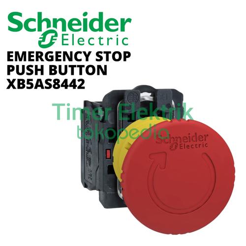 Jual Shcneider EMERGENCY STOP Push Button-XB5AS8442 - Jakarta Pusat - Timer Elektrik | Tokopedia
