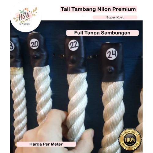 Jual Tali Tambang Nylon 16 mm 18 mm 20 mm 22 mm 24 mm Tali Nilon Besar ...