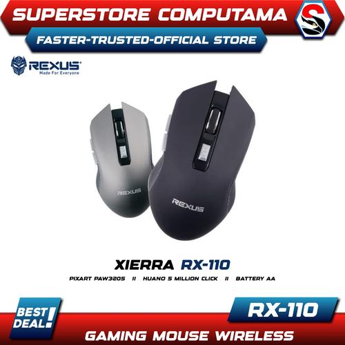 Promo Rexus RX110 / RX-110 Xierra Professional Wireless Gaming Mouse ...