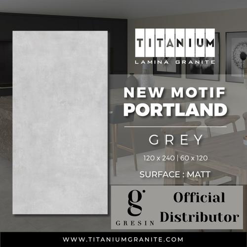 Jual Cement Grey Titanium | 120x240 | Matt | Titanium Granite Tile ...