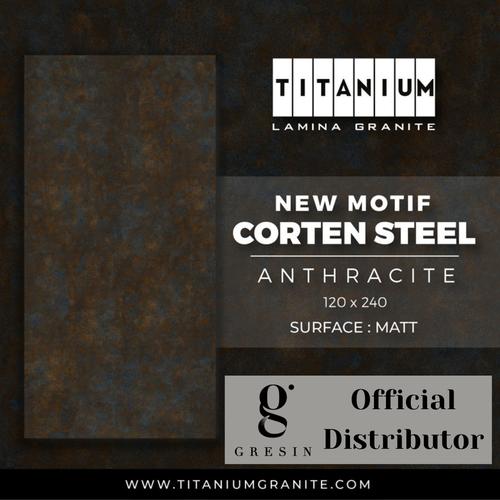 Jual Corten Steel Titanium | 120x240 | Matt | Titanium Granite Tile ...