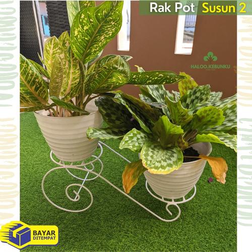 Jual Standing rak tanaman 2 susun minimalis - Kab. Bogor - Ms flora ...