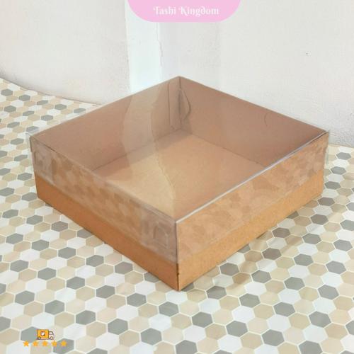 Jual Kotak kado 20x20 Mika kotak kue dus bolu box mika kotak makanan ...