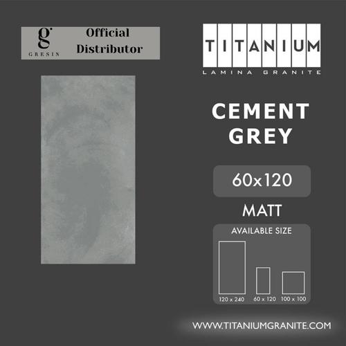 Jual Cement Grey Titanium | 60x120 | Matt | Titanium Granite Tile ...