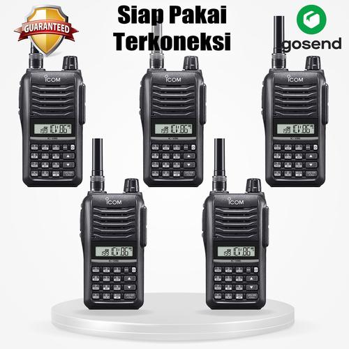 Jual PAKET 5 UNIT HT ICOM IC-V86 VHF TRANSCEIVER 7 Watt Walkie Talkie V ...