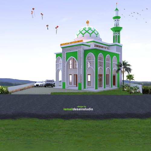Jual GAMBAR KERJA DESAIN MASJID ukuran 12x14meter | MASJID 2 LANTAI ...