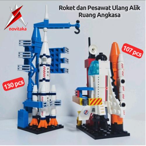 Jual Pesawat Angkasa Space Shuttle Mainan Rakit Balok Lego Brick Block ...