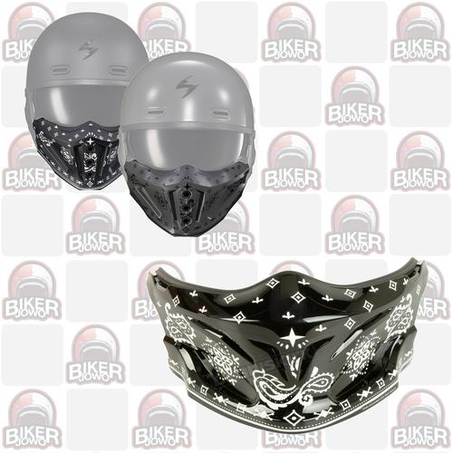 Jual Chinguard SCORPION COVERT X Mask Bandana Chin Guard - Cement Grey ...
