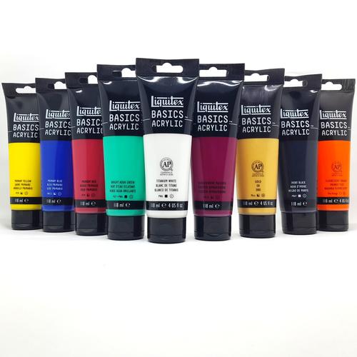 Promo Cat Akrilik Liquitex BASICS Acrylic Colour 118 ml - Fluorescent ...