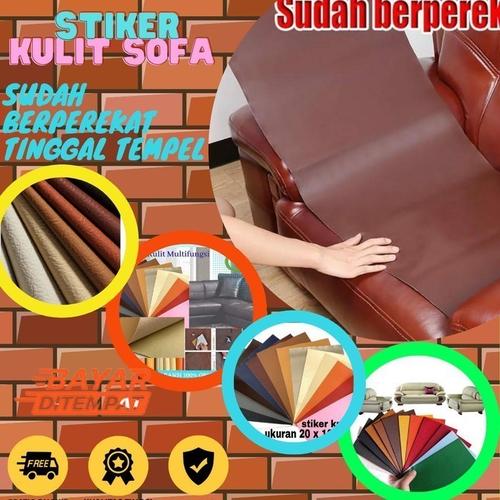 Jual Sticker Kulit PU | Leather Sticker Cover Perbaikan kulit sofa ...