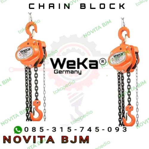 Jual Chain Block Takel 1 Ton x 3 meter Weka germany - Jakarta Barat ...