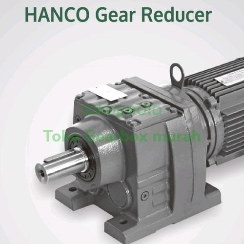 Jual GEARBOX HELICAL Merk HANCO SIZE 77 5,5 HP Ratio 29 + Motor - Kota ...
