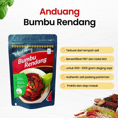 Jual Bumbu Rendang / Gulai / Opor Anduang Asli 100% Halal - Bumbu Sop ...