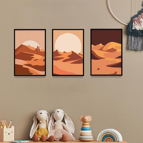 Jual Lukisan Print Padang Gurun - Wall Art Desert Boho Minimalis ...