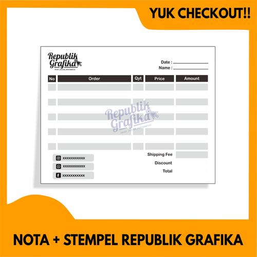 Jual NOTA TOKO + STEMPEL REPUBLIK GRAFIKA KHUSUS - NOTA + STEMPEL - Kab ...