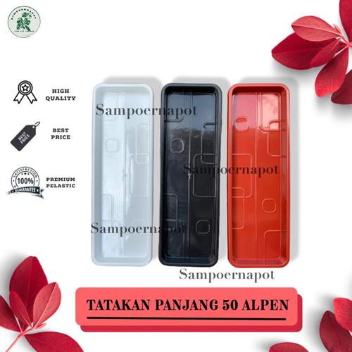 Jual tatakan alas pot panjang alpen 50 PUTIH - TRAY PANJANG ALPEN 50 ...