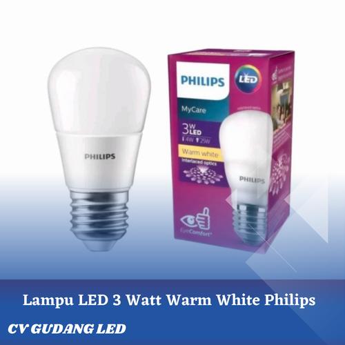 Jual Lampu LED 3 Watt Warm White Philips - Kab. Sleman - Gudang led ...