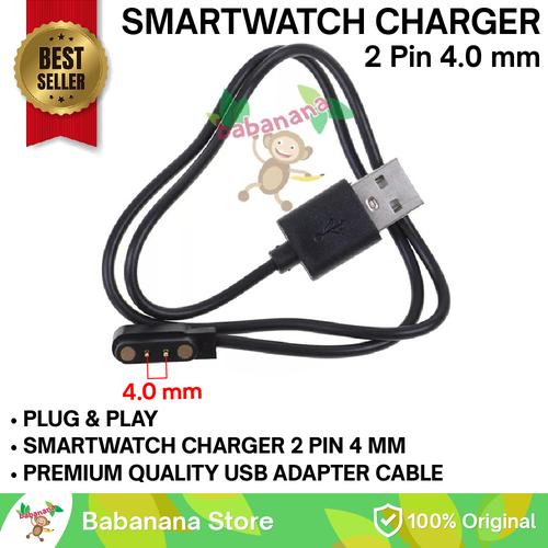 Jual Kabel USB Charger Cas Magnetic Smartwatch Jam Smart Watch Casan ...