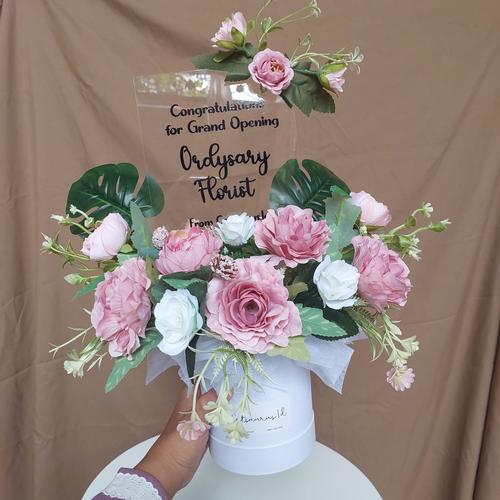 Jual Bloom Box Akrilik/ Buket Acrylic Grand Opening Wisuda Anniversary ...