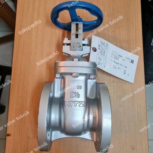 Jual gate valve 2 1/2" inch kitz jis 10k cast iron ASLI ORIGINAL ...