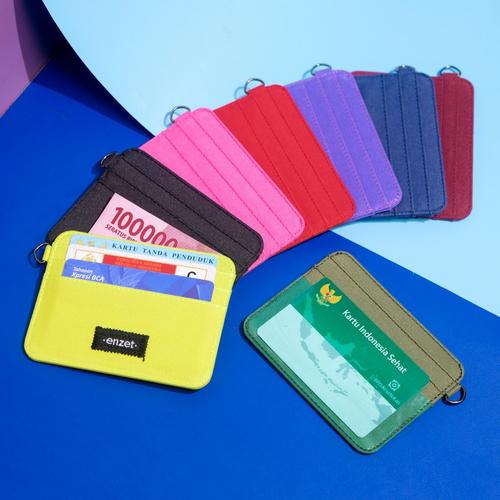 Promo Dompet Kartu Mika Transparan PVC Simple Card Wallet Pria Wanita ...