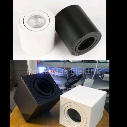 Jual Kap Lampu Spot Light mr 16 Downlight Outbow Mr16 Sorot Halogen spot - BULAT PUTIH - Jakarta ...