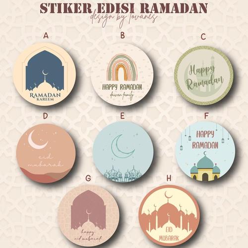 Jual Sticker Ramadhan Aesthetic / Ramadan Sticker / Sticker Bulat ...