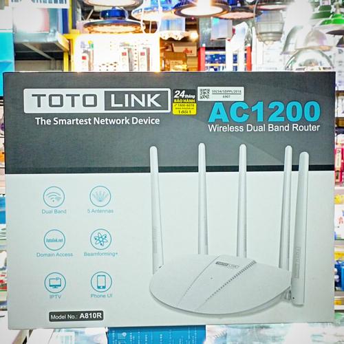 Jual TOTOLINK A810R AC1200 Wireless Dual Band Gigabit Router - Jakarta ...
