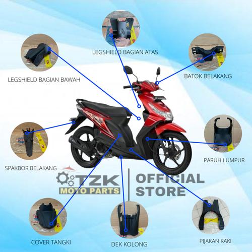 Jual Cover Dek Body Kasar Honda Beat Karbu 2008 - 2012 Merek Win ...