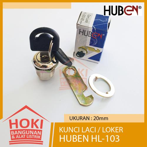 Jual CAMLOCK KUNCI LOKER HUBEN HL 103 20mm - Cam Lock Box Panel Laci Kait - Kota Denpasar - HOKI ...