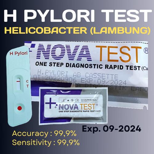 Jual Helicobacter Pylori Card Nova Test 1 set - Kab. Bogor - Dunia ...