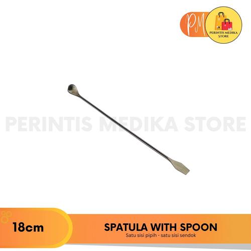 Jual Spatel / Spatula Stainless with Spoon 18cm l Sendok Besi - Kab ...