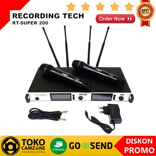 Jual Recording Tech RT Super 200 super200 Wireless Microphone - Jakarta ...