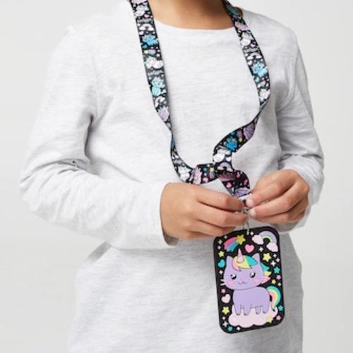 Jual Name Tag Smiggle Unik Lanyard Sky Hi Motif Unicorn Original - Kota ...