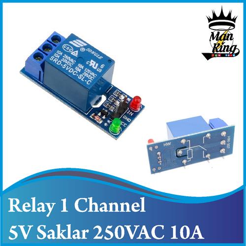 Jual Relay 1 Channel 5V 250VAC 30VDC 10A Arduino LOW/HIGH - Kota ...