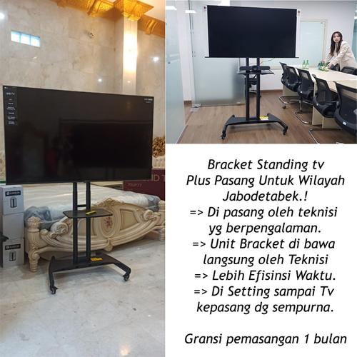 Jual North Bayou NB AVA 1500-60-1P Steel TV Standing Dengan Roda 32-65 ...