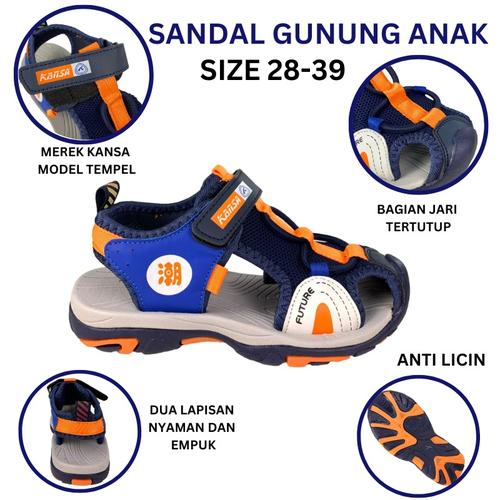 Jual Sandal Hiking Anak / sepatu sandal gunung anak laki laki Anti ...