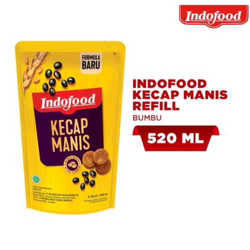 Jual INDOFOOD KECAP MANIS 520 ML (FREE 1 PC INDOMIE GORENG) - TANPA ...
