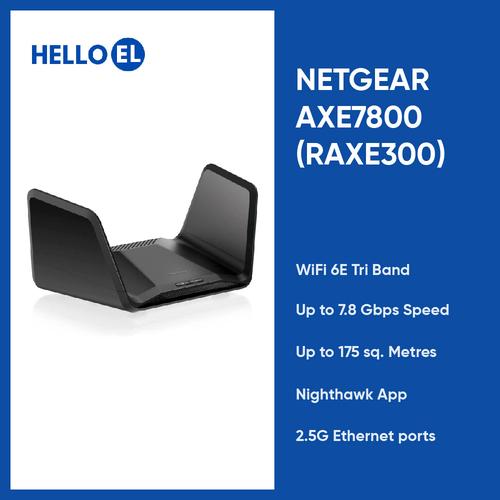 Jual NETGEAR Nighthawk RAXE300 AXE7800 WiFi 6E Tri Band Router - Kota Tangerang Selatan - Hello ...