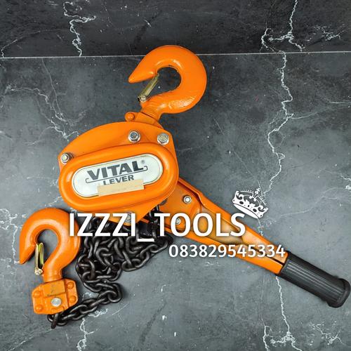 Jual Lever block 1,5 ton X 1,5 meter VITAL Katrol lever hoist manual ...