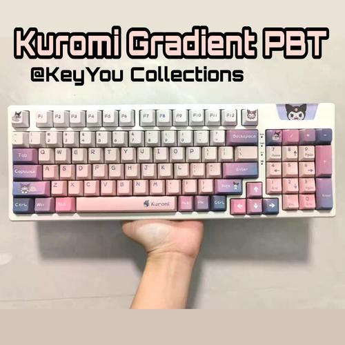Jual Kuromi Gradient special edition Keycaps pbt OEM profile - Kota ...